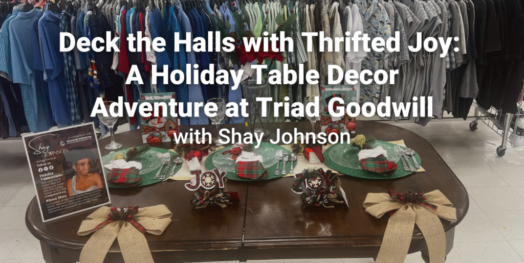 Deck the Halls with Thrifted Joy: A Holiday Table Decor Adventure at ...