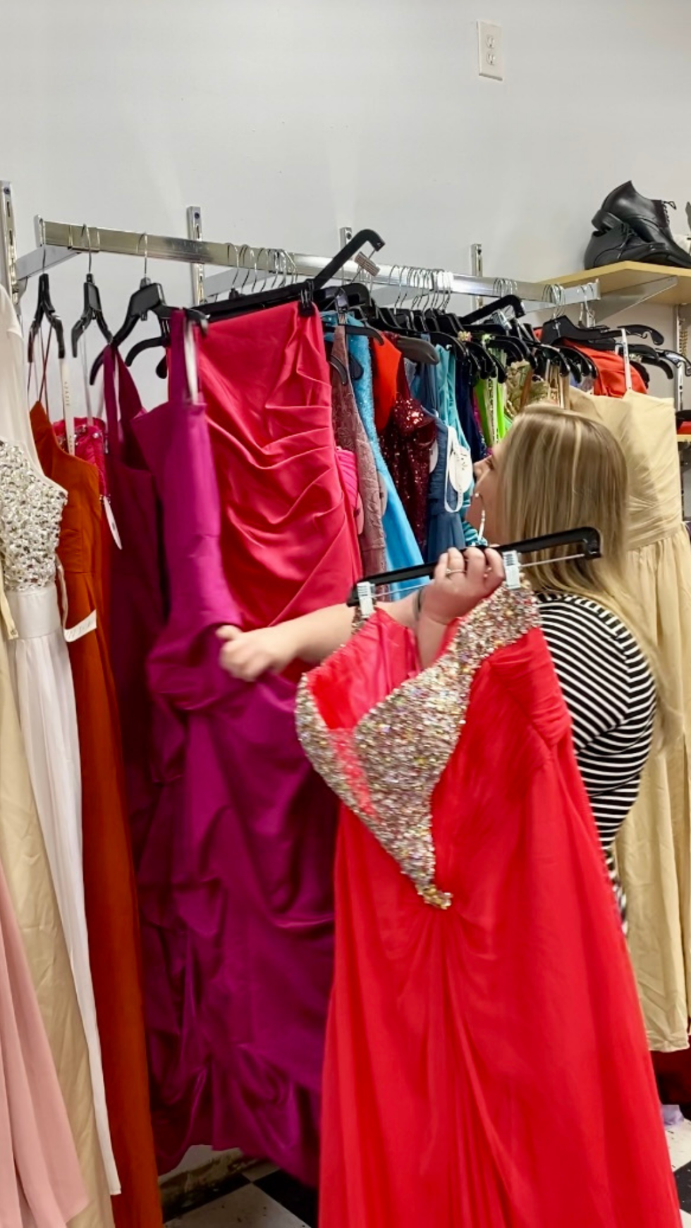 Project Prom! Shopping for Formal Dresses at Goodwill - Triad Goodwill