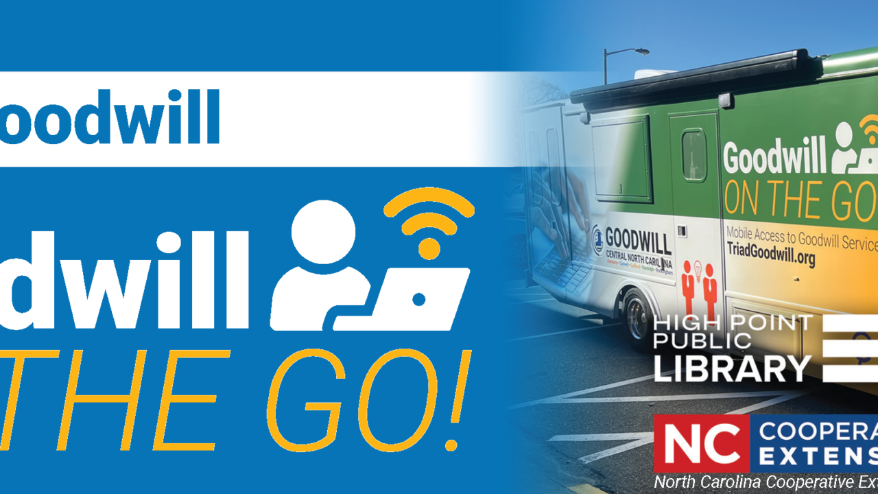 Goodwill on the Go Mobile Unit - High Point Tech for Vets - Triad Goodwill